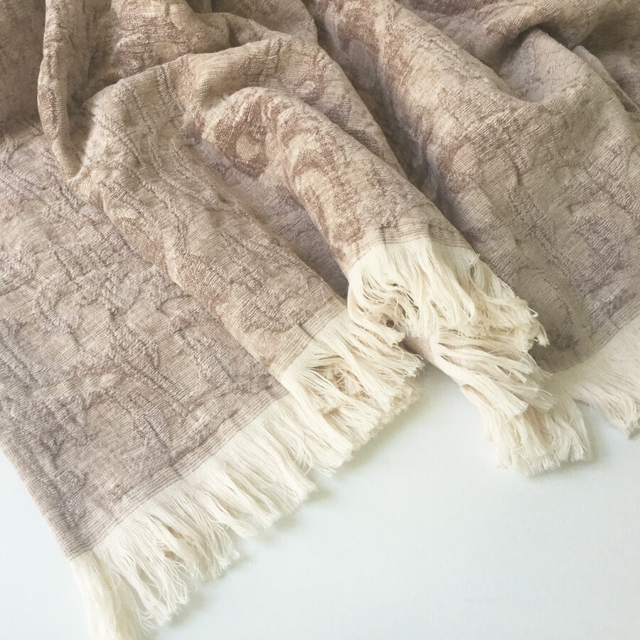 Firenze rose, Fransen-Plaid – CARMA